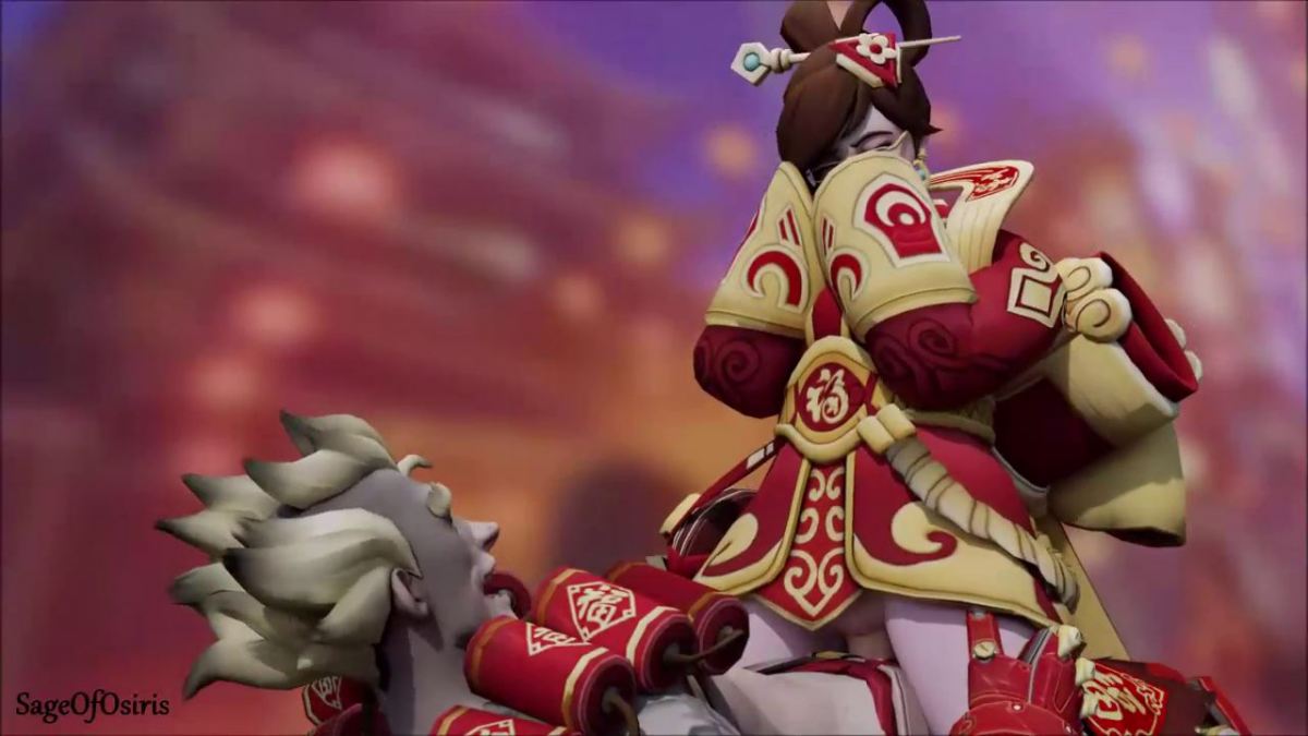 Luna Mei Rides on Junkrat - Overwatch - SFM Compile